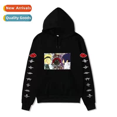 Japan anime Naruto Naruto Sasuke Kiba printed sweater men  w