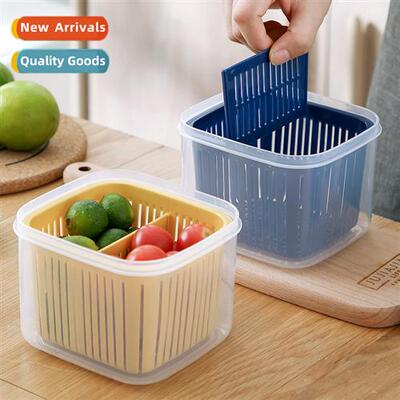 Compartment i crisper refrigerator side dish storage box kch