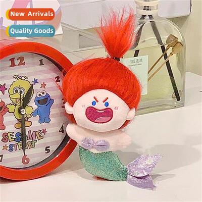 Carto ing mermaid series plush doll doll girl heart cott dol