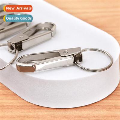 Persalized car key pendant mens waist key ring nail clippers
