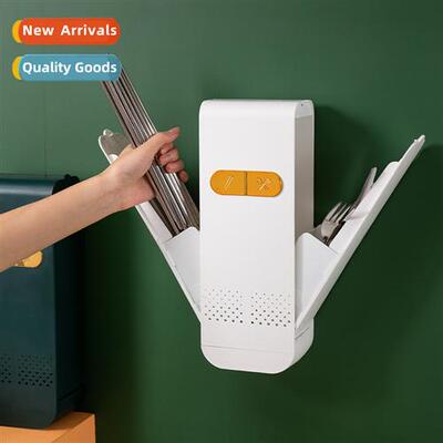 Luxury Kchen Chopstick Cylinder Wall Mounted Drainable Chops