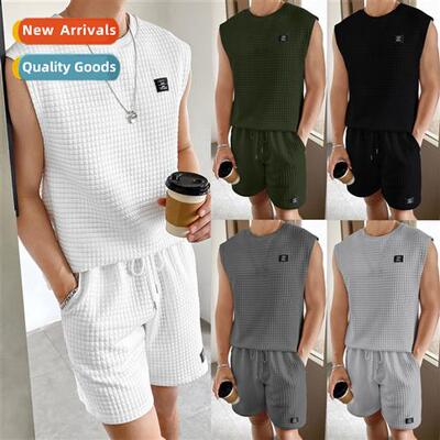 2023 new mens sportswear summer leisure su mens sleeveless u