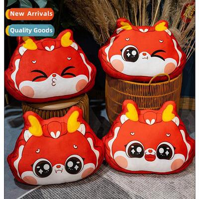 Drag head cute pillow pillow car headrest    Drag doll toys