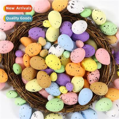 New Easter Eggs Colorful Foam Eggs DIY Wreath Decorati ted D