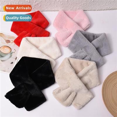 Winter Korean versi   fur scarf imati otter rabb  scarf fema