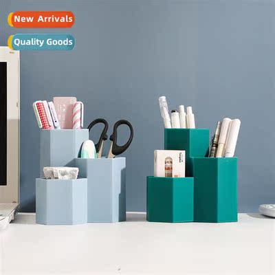 A2996 Pencil HolderRhombic 3-compartment pen holderHexagal p