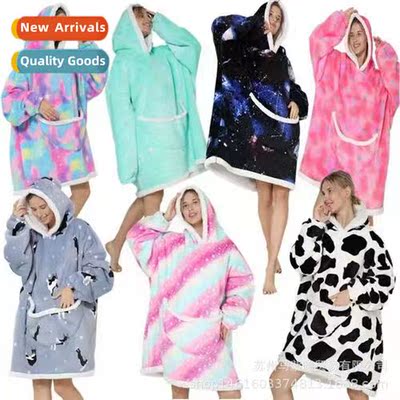 Lazy Blanket Compose Lambswool Pullover Flannel Sweatshirt t