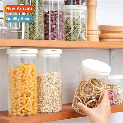 Sealed jars glass storage canisters kchen miscellaneous food