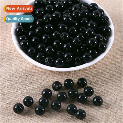 Hmade beads diy material package 8MM solid color round beads