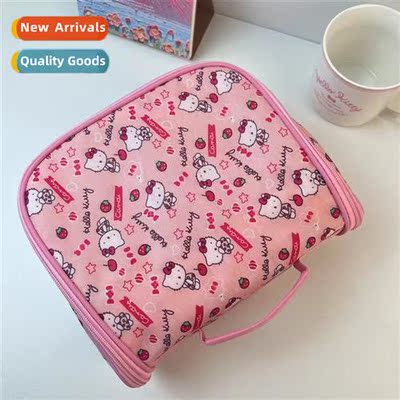 Japanese cute carto large capacy kt cosmetic bag storage bag