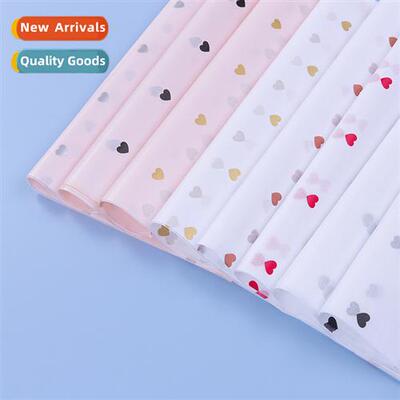 Small peach heart Sydney paper love stars polka dots Korean