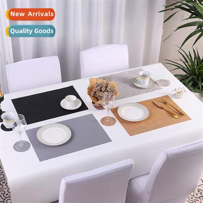 Square teslin table mat restaurant placemat waterpro oilpro