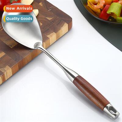 solid wood stainless steel rice spo household rice spatula l