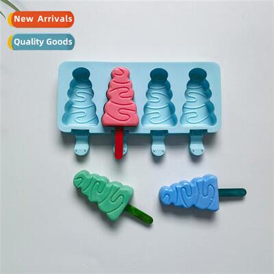 4-Ply Christmas Tree Ice Cream 64 Chocolate Silice Molds Cak