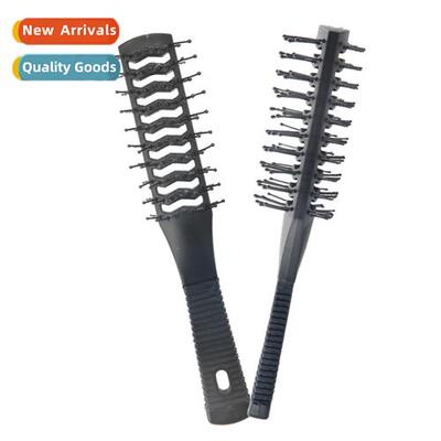 Mens greasy  curly  comb double-sided teeth styling plato co