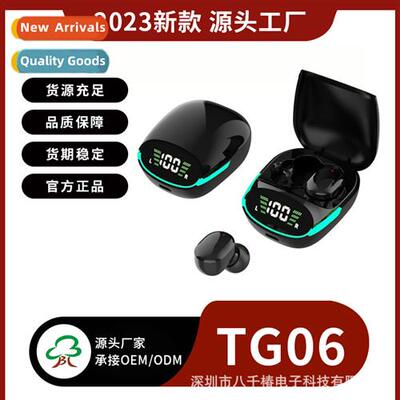 New TG06 wireless bluetooth headset tws in-ear LED light tou