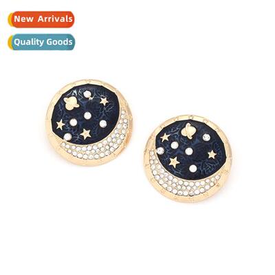 persalized exaggerated oil drop star earrings fashi design