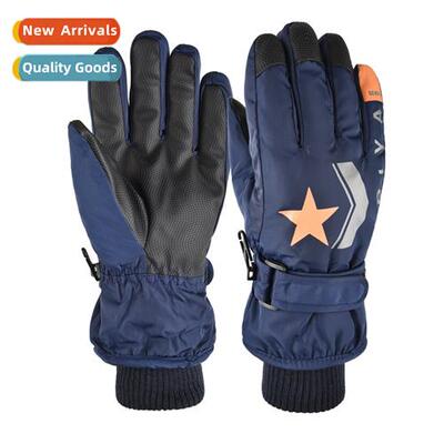 Childrens ski gloves fall  winter men  women outdoor cycling