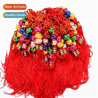 Chinese knot trumpet car pendant in  out   peace car charm h