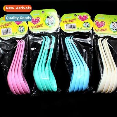 New 4 packs  plastic spos Childrens eating spos Small soup s