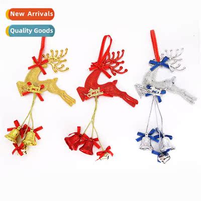 Christmas e pendant 26cm gold/silver/red Christmas deer bell