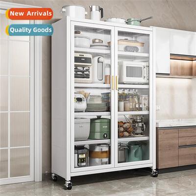 Kchen shelves floor multi-layer dining side storage cabinet