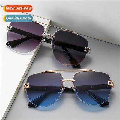 17327 oval large frame fashi sunglasses 2021 new persalized