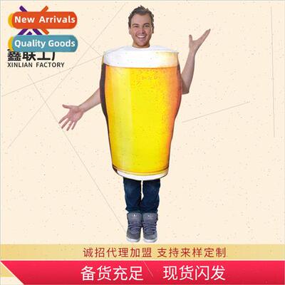 Halloween Beer Mug Permance Costume cosplay Role Play Spooky
