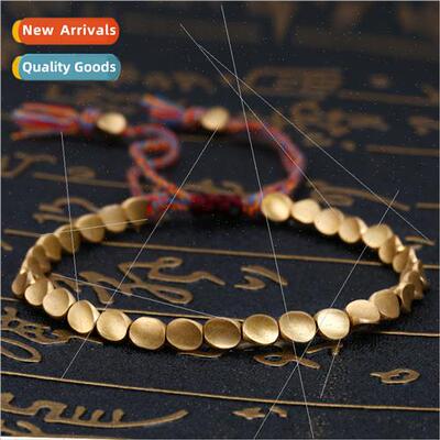 New jewelry hand-woven play wire bracelet shaped copper bead