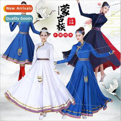 New Mongolia clothing female long skirt ethnic wind minory d