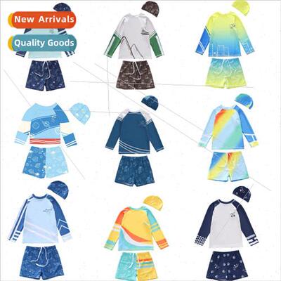 INS Kids Su Spl Long Sleeve Swimsu 2023 Boys Small Medium La