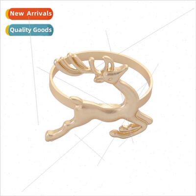 new animal elk antler napkin clasp hotel table setting suppl