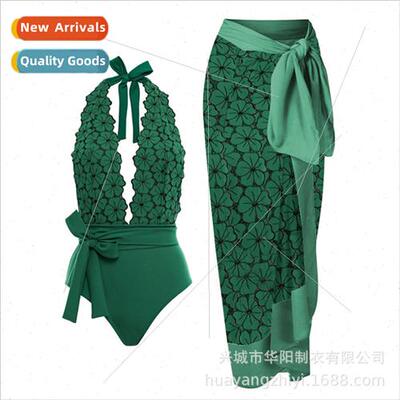 2023 new petal tie fashion one-piece swimsu swimsu ii