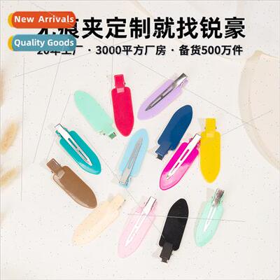 Colorful leaf hair clips cute dopamine small card accessorie