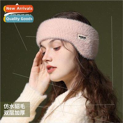 Winter new warm ear muffs wool knted ear muffs windproof col