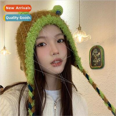 Personalized weird wool cap children fall winter handmade ne