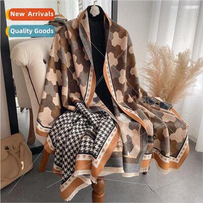 new soccer pattern scarf female imation cashmere warm shawl