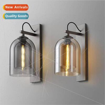 Bedroom bedside simple wall lamp dining room American single