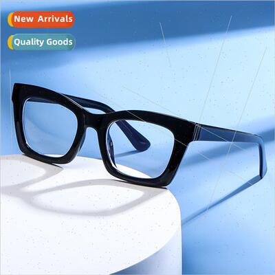 2105 new black frame anti-blue light flat mirror 2021 full f