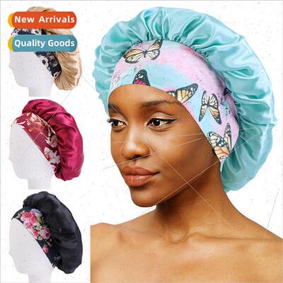 Printed Stch Wide-brimmed Sleeping Hat Candy Color Tinted Ro