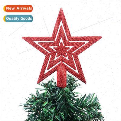 Christmas Tree Accessories 15-20cm Gold Pink Floral Tree Top