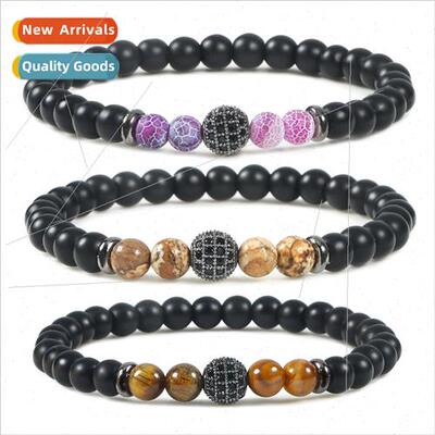jewelry tiger eye stone micro-set spherical bracelet weather