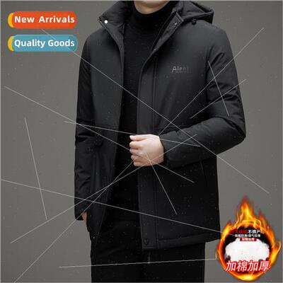 Men cotton jacket middle-aged elderly fashion loose big size