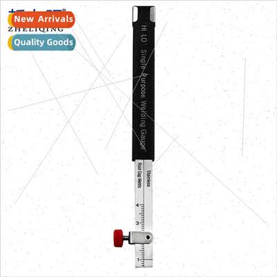 Stainless Steel Welding Inspection Ruler Small High-Low Gaug