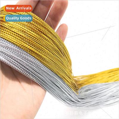 Hangtag rope Golden thread 8 strands round coreless elastic