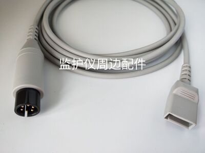 兼容迈瑞6针有创血压电缆 压力传感器连接线转接尤它Utah