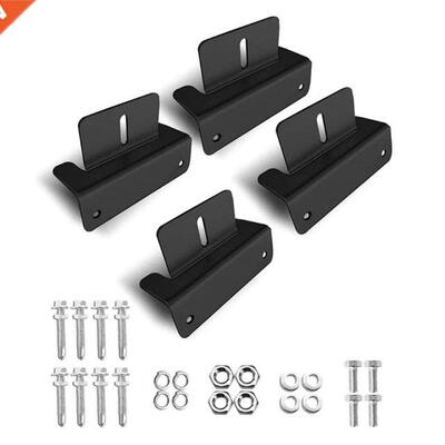 4Pcs Solar Panel Metal Mounting Z Brackets with Nuts Bolts f