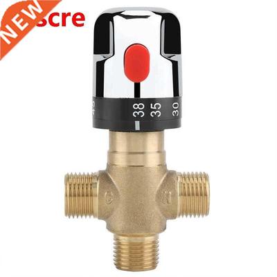 Pipe Ball Valve Brass Thermostatic Mixing Valve Water Temper