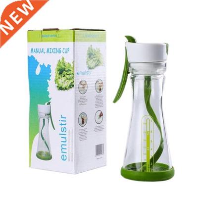 Manual Mixing Cup Salad Dressing Stirring Blending Mixer Bot