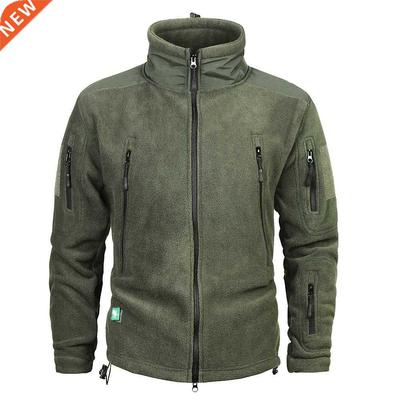 Mens Fleece Jacket Outdoor Riding Climbing Hiking Hunting Ca